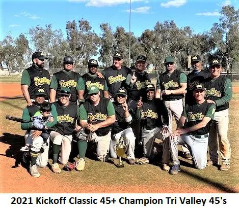 TOURNAMENT CHAMPIONS | Tri-Valley Men's Senior League Baseball (TVMSBL)