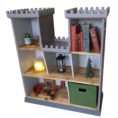Large Bookshelf Castle | Thankful Hands Craft