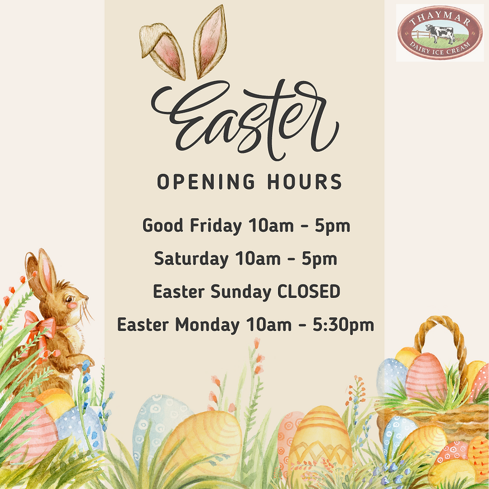 Easter opening hours