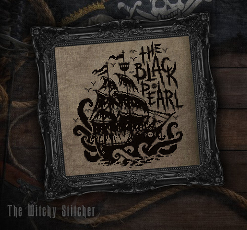 The Black Pearl ~ PDF Pattern | The Witchy Stitcher