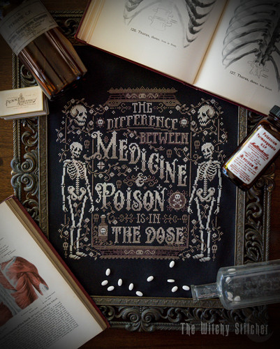 Medicine & Poison ~ PDF Pattern | The Witchy Stitcher