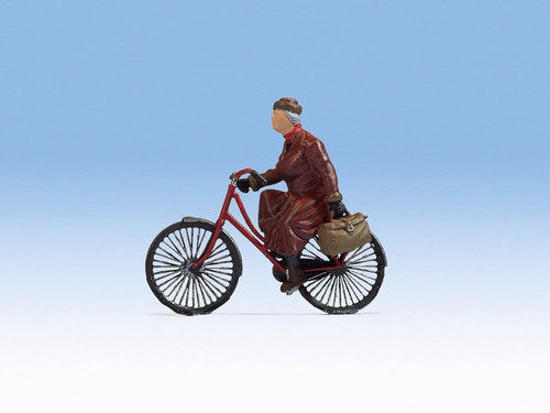 O Gauge Cyclist Figure | Detailed Modelling