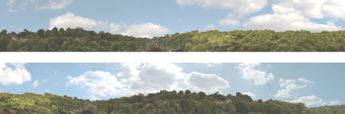 N Gauge 2 x5' Backscenes (Suburbs A) | Detailed Modelling