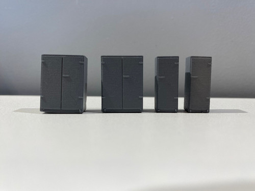 4x OO Modern Relay Cabinets | Detailed Modelling