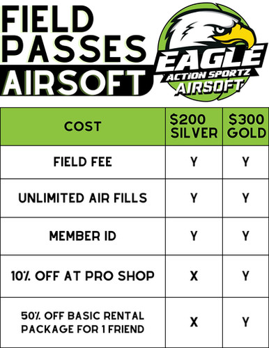 Airsoft Field Pass | eagleactionsportz