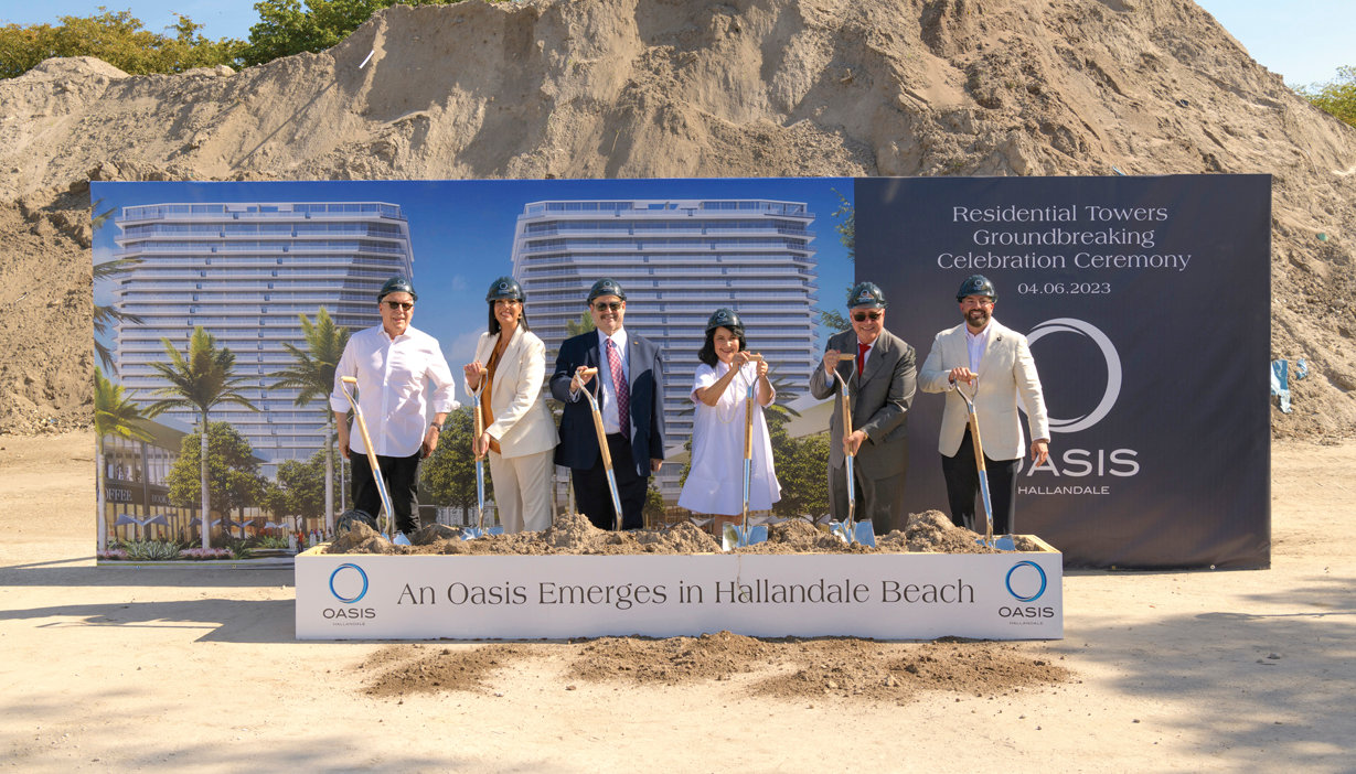 Oasis Hallandale Beach Residential Towers Breaks Ground: New Luxury ...