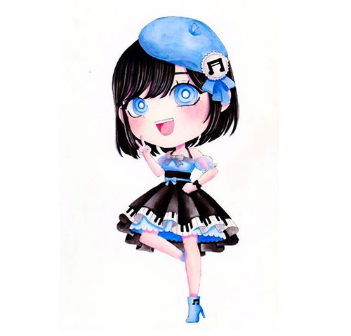 Piano Chibi | Mika Lin