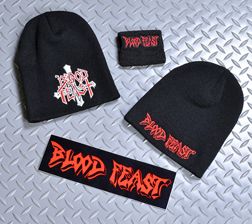 BLOOD FEAST Beanie, Wrist Band & Sticker | Blood Feast Legions | NJ, US