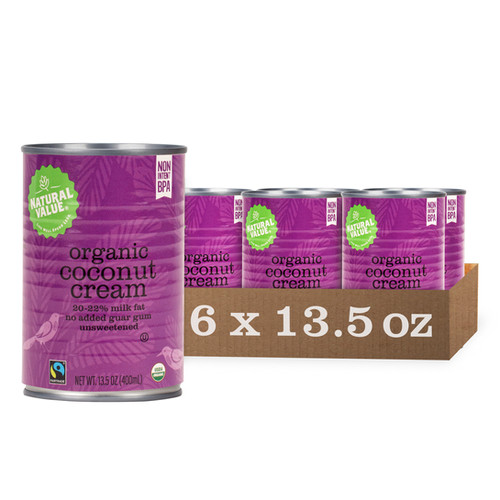 Organic Coconut Cream Fairtrade 13.5oz | Natural Value