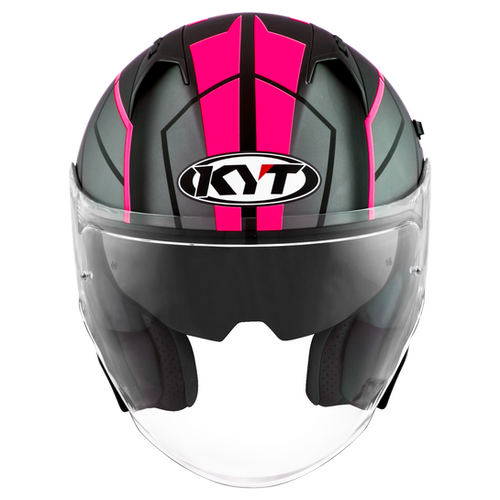 KYT NFJ Motion Fuxia Gloss | MKA Motorparts Asia