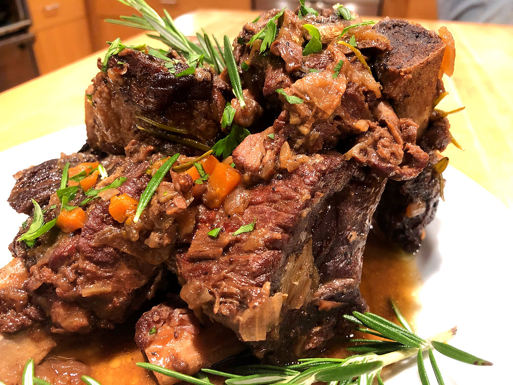Short Ribs with Porcini Mushrooms