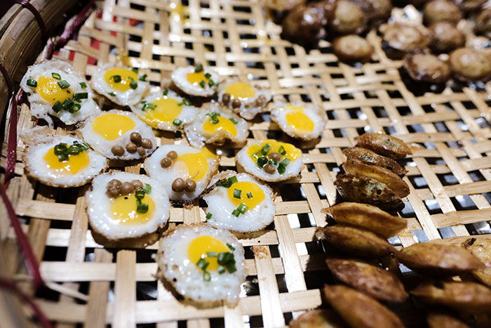 Yangon Street Food Night Market Along Strand Road