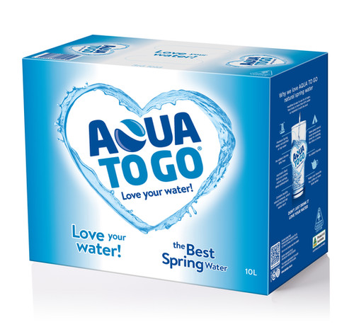 BOXED SPRING WATER 10L X 1 | Aqua To Go