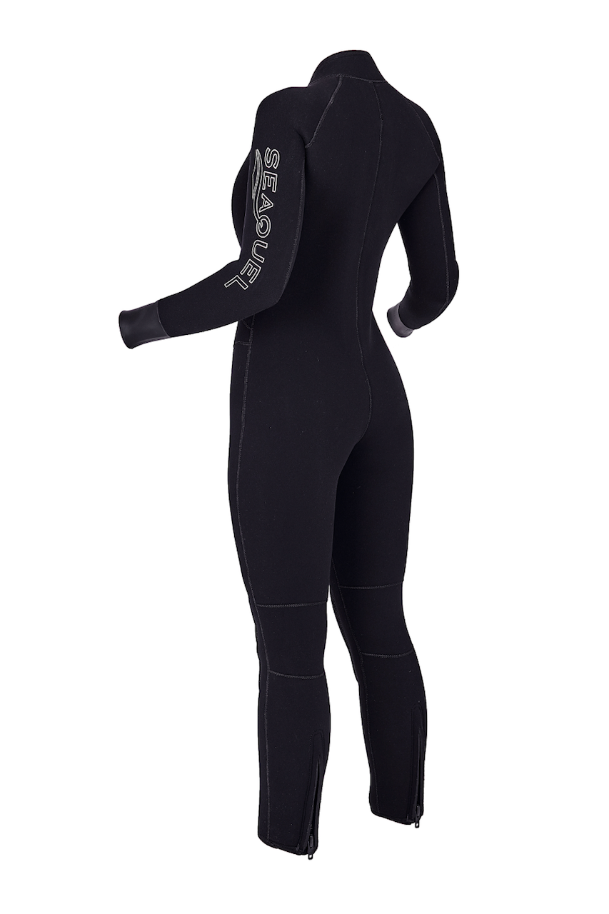 Women's Graphite Mesh Custom One Piece Dive Wetsuit (incl. gloves ...