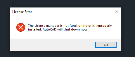 Licensing Errors - Updated Fix