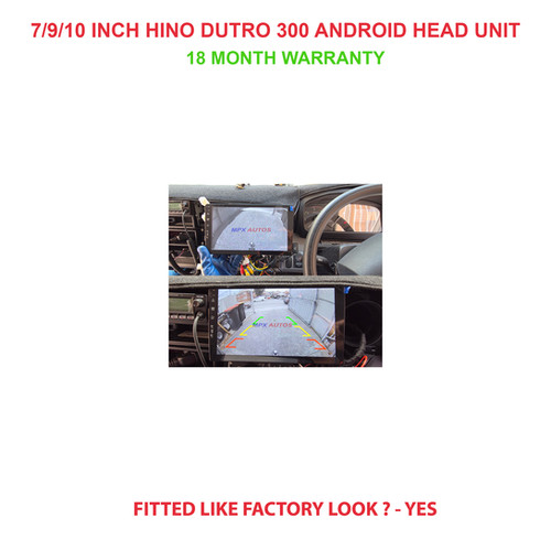 7/9/10" Truck Hino Dutro 300 Head Unit Wireless Apple Carplay