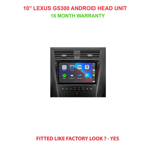 10" Lexus GS300 2004-2011 Head Unit Wireless Apple Carplay & Android Auto