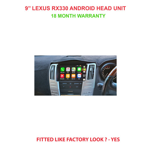 9" Lexus RX330 2004-2009 Head Unit Wireless Apple Carplay & Android Auto