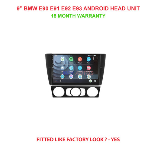 9" BMW E90 E91 E92 E93 2005-2012 Head Unit Wireless Apple Carplay ...