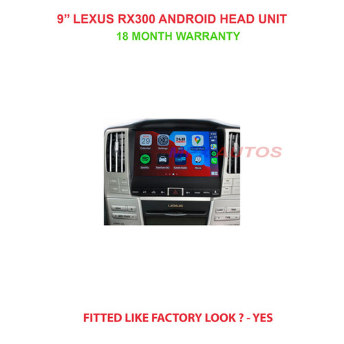 9" Lexus RX300 2004-2011 Head Unit Wireless Apple Carplay & Android Auto