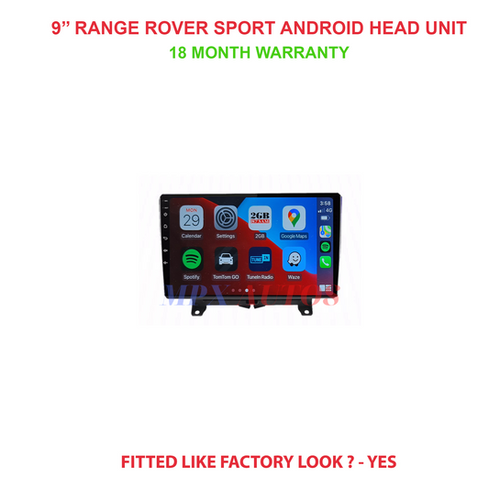 9" Range Rover Sport 2005-2009 Head Unit Wireless Apple Carplay ...