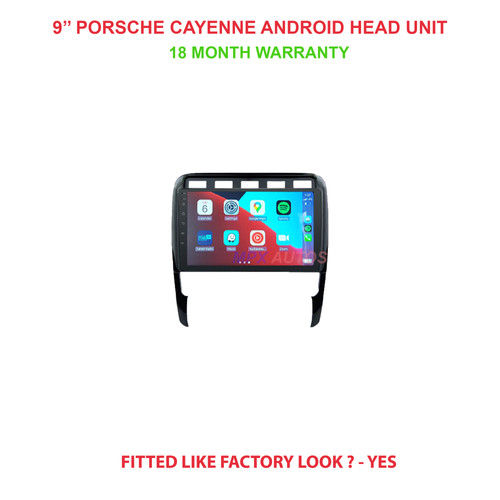 9" Porsche Cayenne 2003-2013 Head Unit Wireless Apple Carplay & Android ...