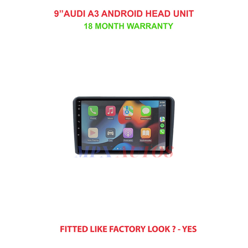 9" Audi A3 2004-2012 Head Unit Wireless Apple Carplay & Android Auto