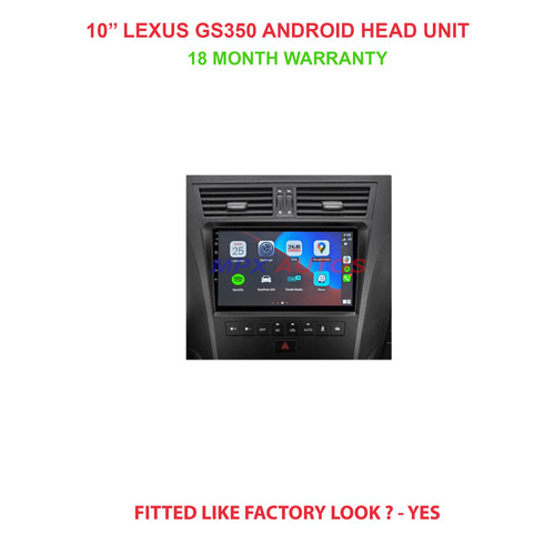 10" Lexus GS350 2004-2011 Head Unit Wireless Apple Carplay & Android Auto