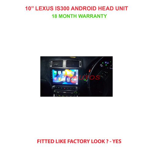 10" Lexus IS300 2005-2012 Head Unit Wireless Apple Carplay & Android Auto