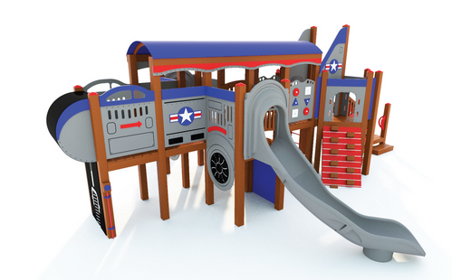 'Flying Ace' Airplane Play Structure | Spaces For Play