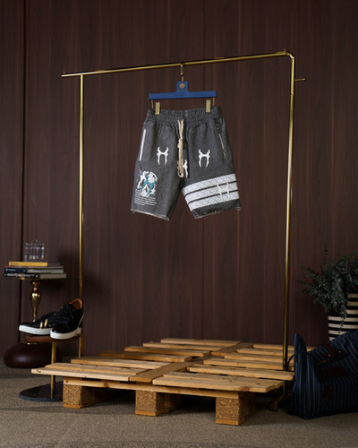 Basic Collection holdem SPGrey Wool Sweatshorts | Hold'em Denim