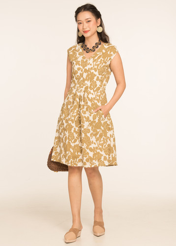 Mono Meadow Dress | Main