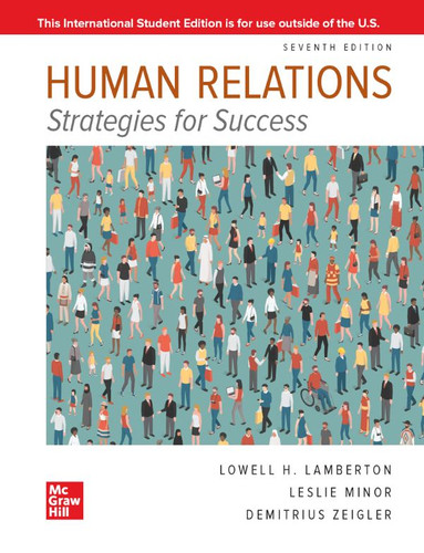 Human Relations 7th Edition by Lowell Lamberton 1260681343