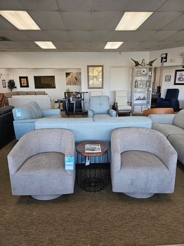 Fabric Swivel Chair | JS Furniture