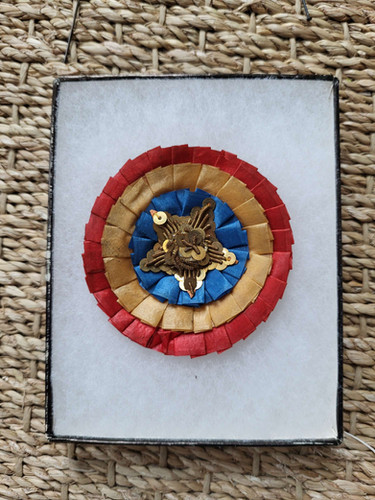 1860's Patriotic or Wide Awake Campaign Rosette | ironandpaper