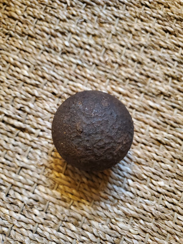 Revolutionary War Battle of Yorktown Dug 2 LB Cannon Ball | ironandpaper