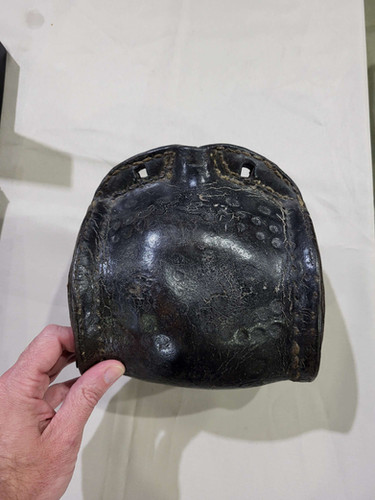 C. 1700 English Leather Costrel Canteen | ironandpaper