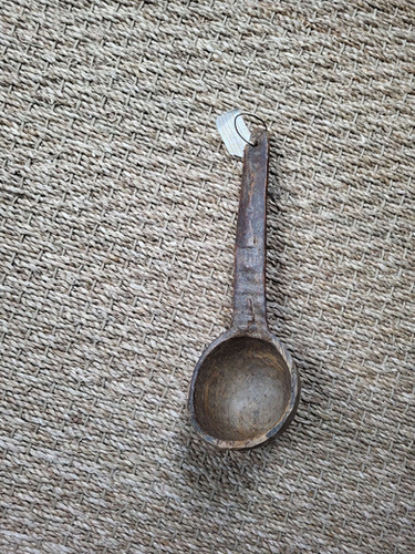 Revolutionary War era Hand Carved Soldier Ladle ex. Neumann, Oswald ...