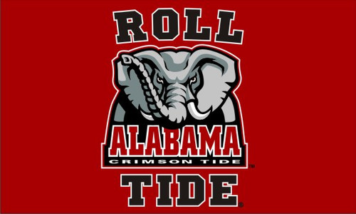 Roll Tide Elephant Roll Tide Logo 3x5 sleeve | Emporium@C
