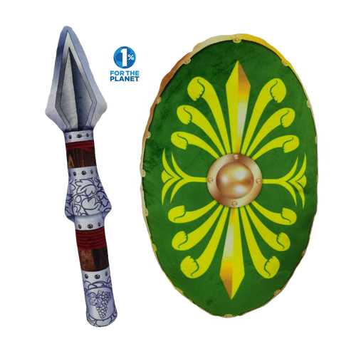 Roman Pilum & Clipeus Shield Set | Pillowfight Warriors