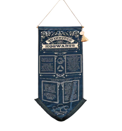 Harry Potter Quidditch Rules Hanging Banner | Swish and Flick