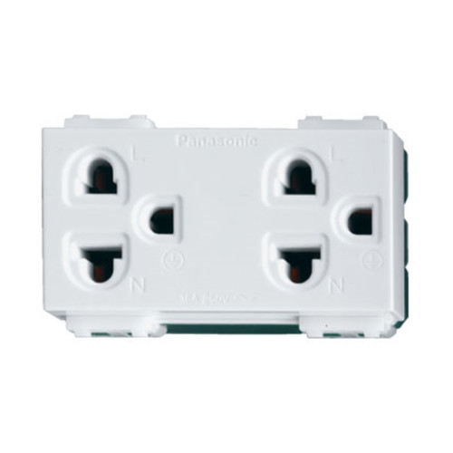 ปลั๊กคู่กราวด์ พานาโซนิค WEG15929 (Duplex Universal Receptacle :WEG15929)