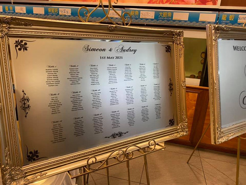 Quote - Seating Chart Mirror Sign | Tnjforever
