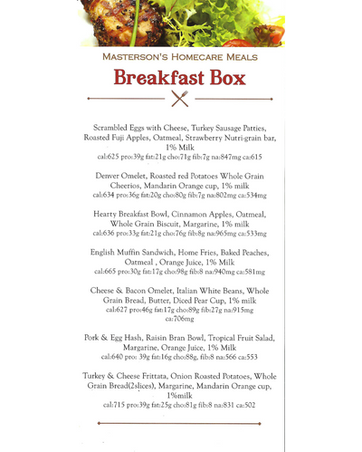 Breakfast Box | Mastersons Food and Drink