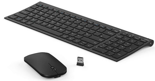 Seenda Rechargeable Slim Wireless Keyboard & Mouse | iByte Tech Solutions