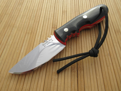 Black G-10 Flat Blade Hunter | Randy Lee Knives