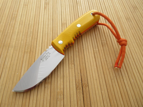 Gold G-10 Flat Blade Huner | Randy Lee Knives