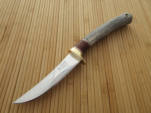 Slender Aged Mule Deer Flat Blade Trailing Point | Randy Lee Knives