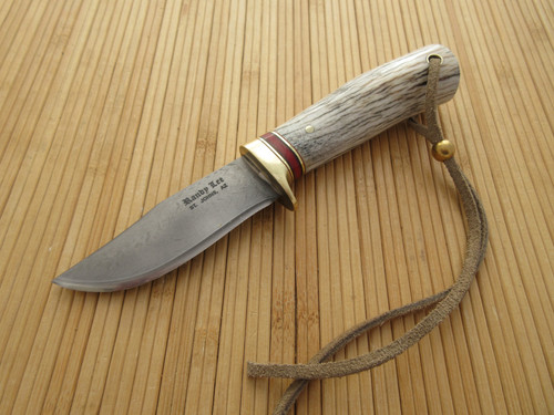 Aged Mule Deer Flat Blade Trailing Point Hunter | Randy Lee Knives