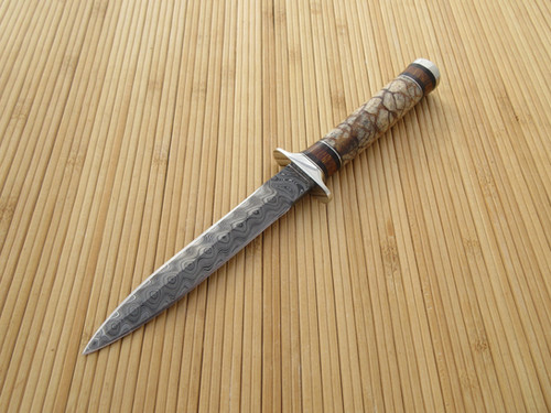 Small Tiger Coral Dagger | Randy Lee Knives